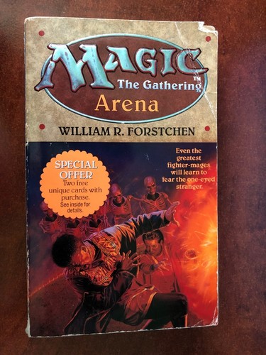 MTG Magic the Gathering book 1 - Arena - by Forstchen 1994 Harper 1st ...
