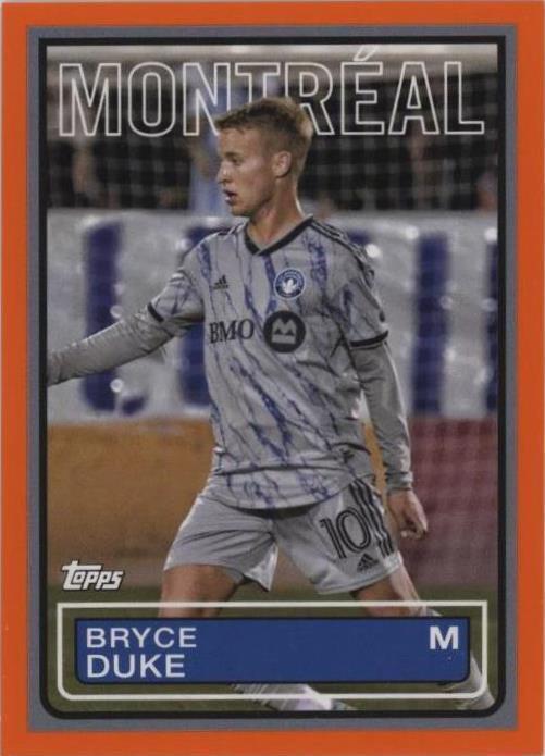 2023 Topps MLS - 1983 Topps Futbol Bryce Duke #83T-16 Orange /25 for ...