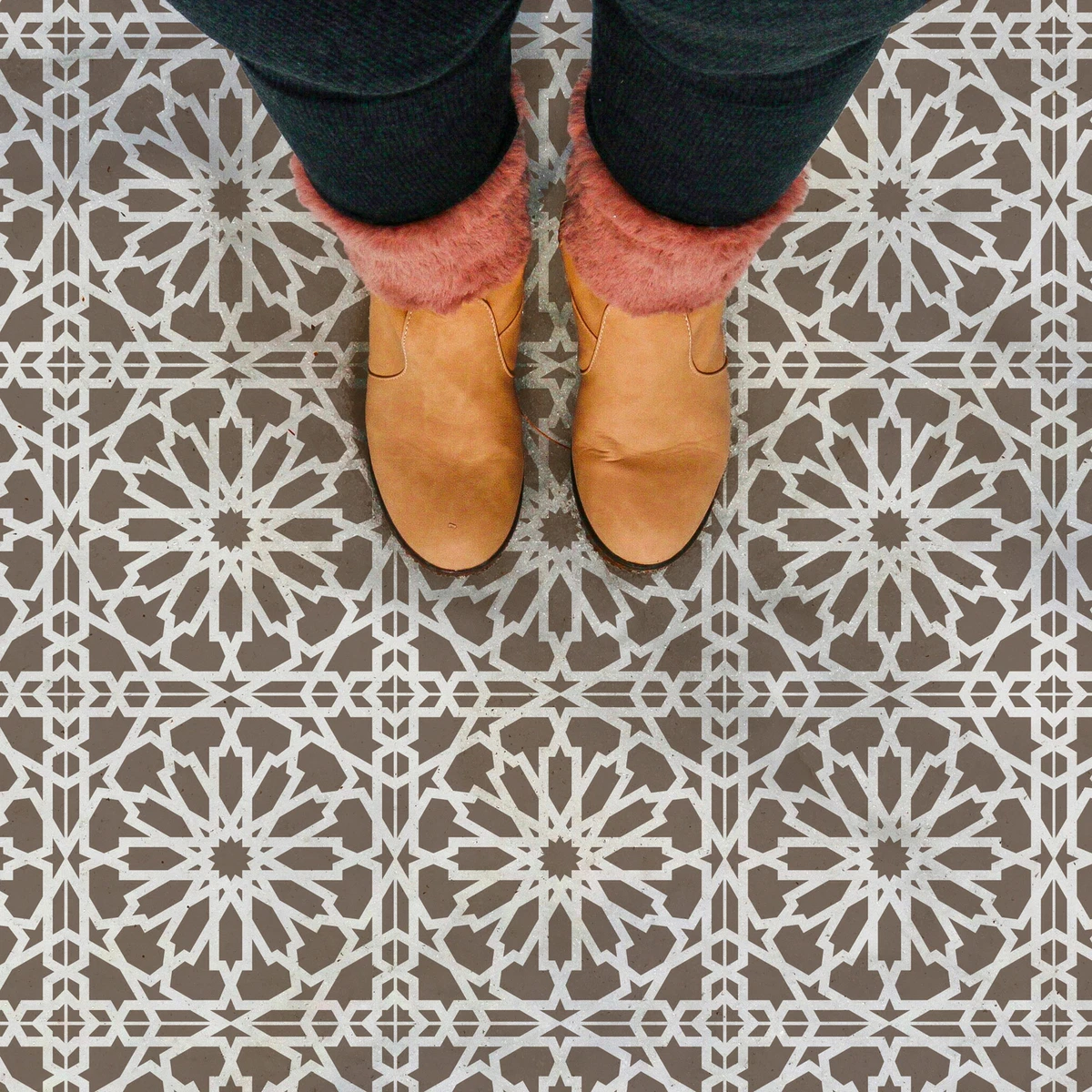 Moroccan Star Stencil