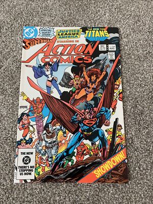 Action Comics 546 Superman,Justice LeagueOfAmerica,Teen Titans VS ...