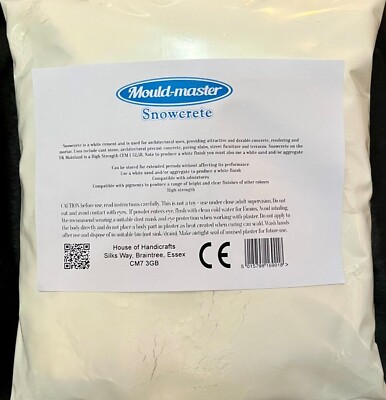 Snowcrete White Cement Perfect For Crafting (Various Sizes Available ...