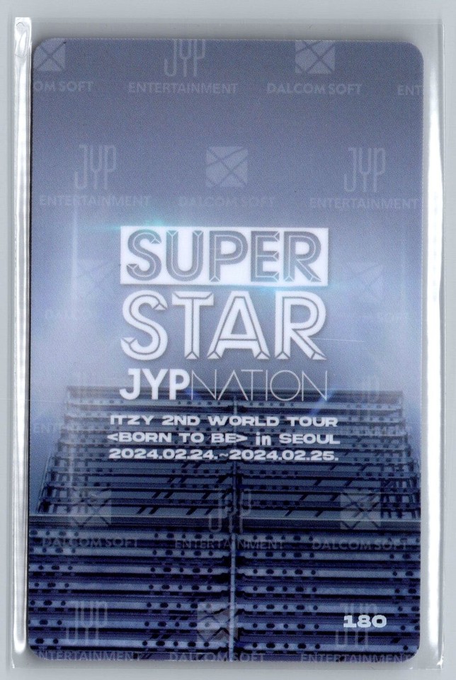 ITZY- YEJI SUPERSTAR JYP PURPLE #180 BORN TO BE IN SEOUL OFFICIAL ...