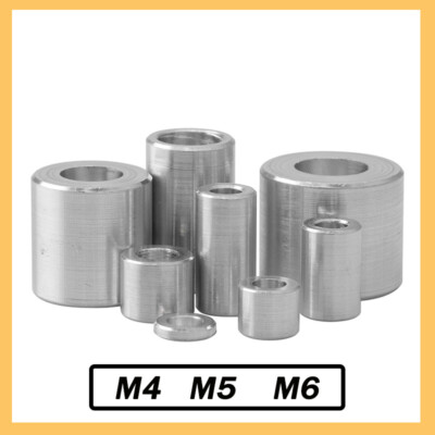 M4 M5 M6 Aluminium Stand Off Spacers Collar Bonnet Raiser Bushes ...
