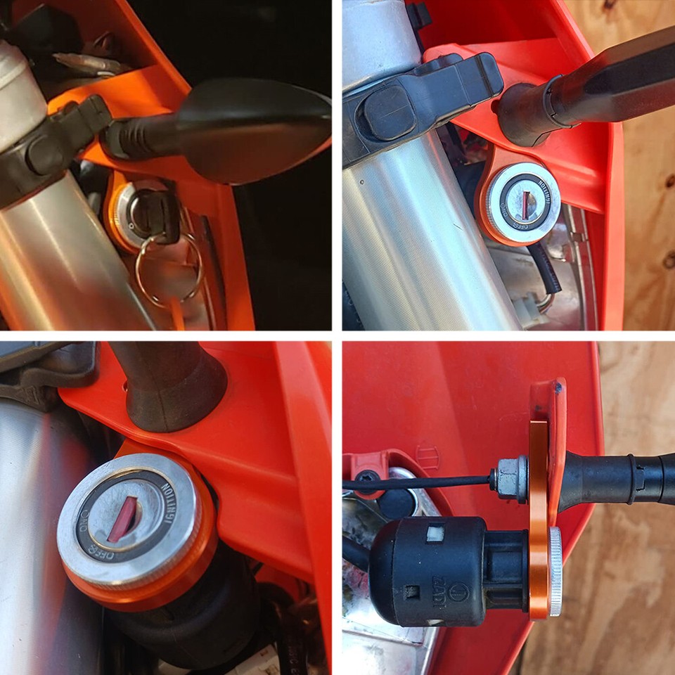 Ignition Key Switch Relocation Bracket For KTM 250 350 450 500 EXC-F ...