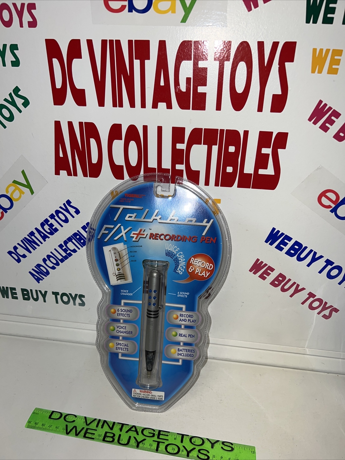 Vintage 1995 Tiger Talkboy F/x Recording Pen With Voice Changer Home ...