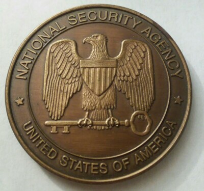 Authentic NSA NATIONAL SECURITY AGENCY CRD CHALLENGE COIN | eBay