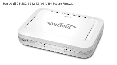 Sonicwall 01-SSC-6942 TZ105 Secure Firewall Appliance | eBay