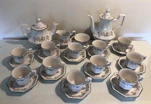Johnson Brothers Eternal Beau Tea/Coffee Set-Coffee & Tea Pot 11 Cups ...