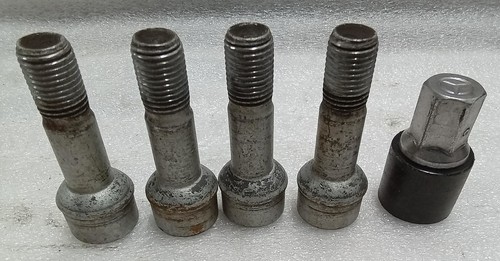 2007-2017 Mercedes S550 S-Class Set of 4 Security Lug Bolts with Key ...
