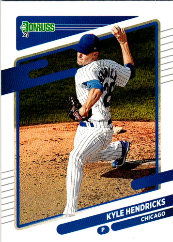 2021 Donruss #87 Kyle Hendricks Chicago Cubs Baseball | eBay