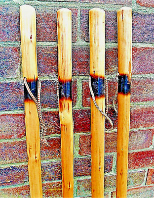 LARGE HIKING WALKING STICK/CANE SOLID THICK CHESTNUT COUNTRYWOOD ...