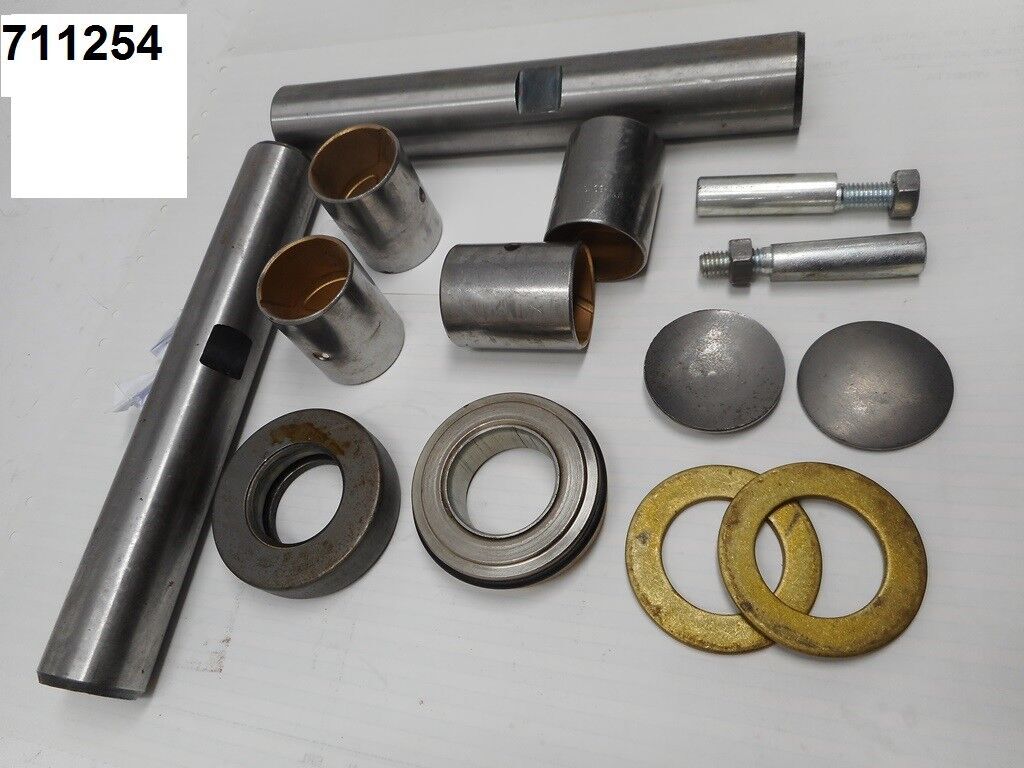 Complete set of cast pins with front wheel bushings for Fiat 50NC-55NC ...
