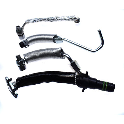 4 Pcs Turbo Oil Return & Oil Feed Pipe Kit For Opel Vauxhall Adam Astra ...