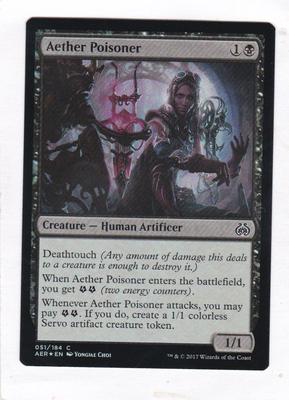 Magic: MTG: Aether Revolt: Foil: Aether Poisoner | eBay