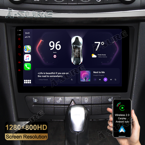 For Mercedes-Benz E-Class W211 E500 E350 E320 2+32G Android CarPlay ...