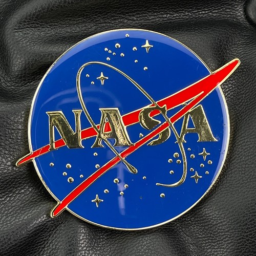 USA🇺🇸METAL FRIDGE MAGNET NASA SPACE AGENCY INSIGNIA SEAL SYMBOL ...