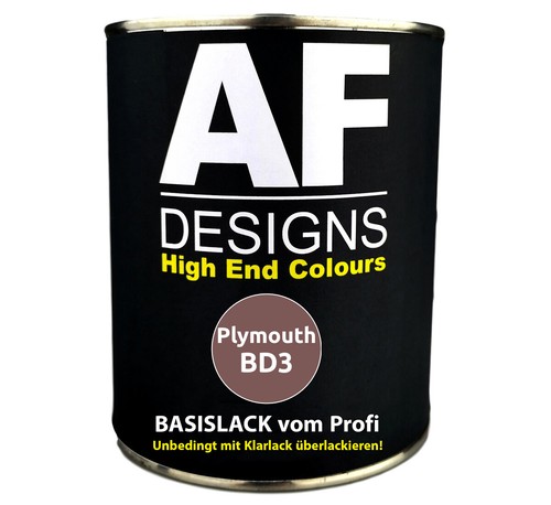 250ML Basislack Plymouth BD3 Medium Greystone Brown Spritzfertig ...
