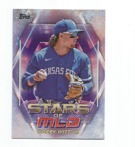 BOBBY WITT JR. (Kansas City Royals) 2023 TOPPS STARS OF MLB INSERT CARD ...
