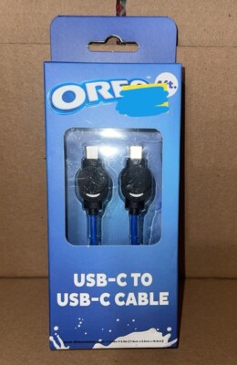 Oreo Cookie USB-C Cable To USB-C Cable -4 Ft New | eBay