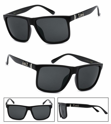 LOCS OVERSIZE BIKER GLASSES MEN LARGE GANGSTER BLACK FRAME OG ...