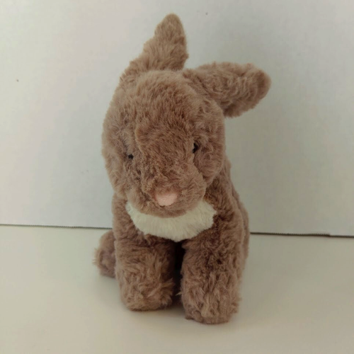 Jellycat Bunny Riley Brown Rabbit Sitting Plush Toy Soft Stuffed Animal ...