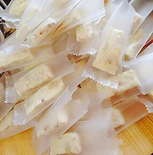 400 Pcs Candy Wrappers Non-Stick Wax Paper Sheets for Caramels Candy ...