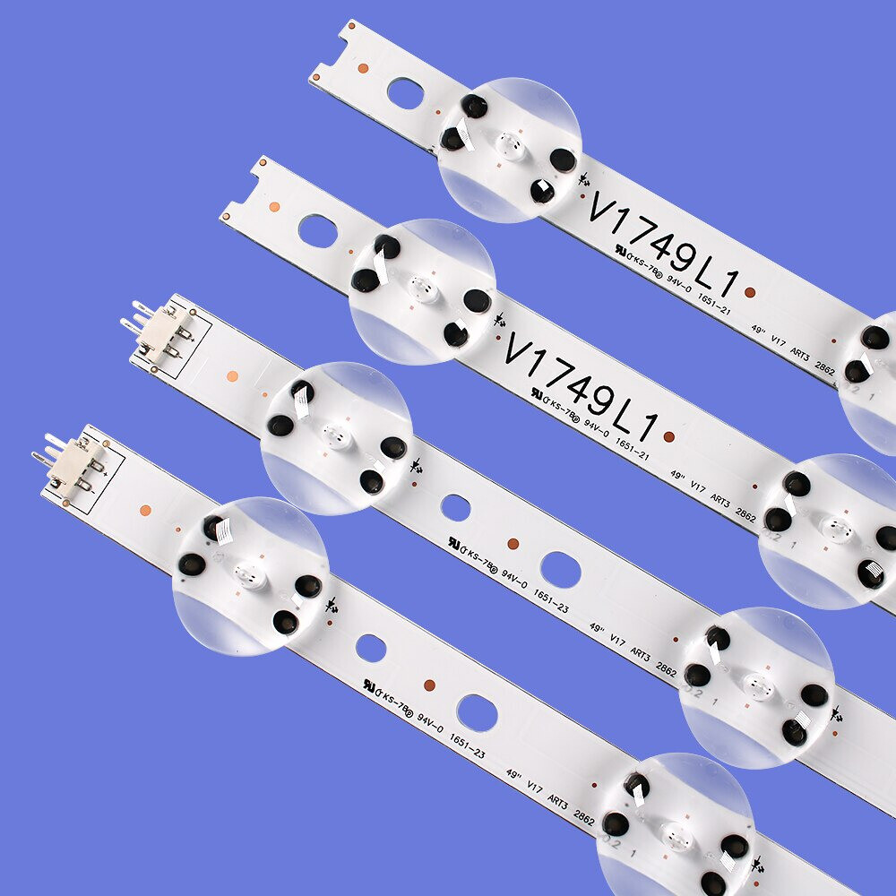 NEW Backlight Set LED Bar For LG 49UJ651V 49UJ701VV 49UJ670v LC490DGG ...