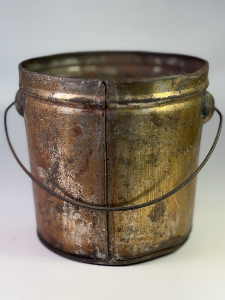 Rare Pure Leaf Lard Pig Tin Advertising Pail "St Dodge Iowa" Fort Dodge ...