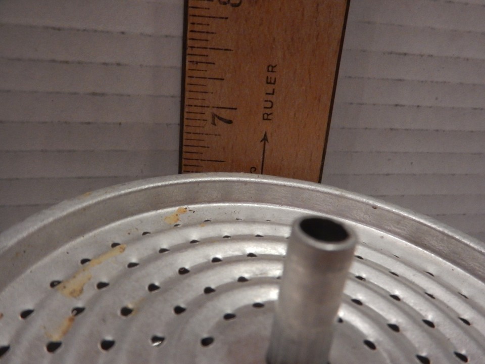 Vintage Coleman 9 Cup Camp Stove Top Percolator Inside Parts Aluminum ...