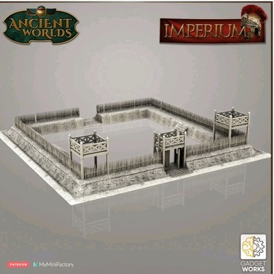 Wargaming 1:72 Roman Fort - Modular Marching Fort set tabletop ...