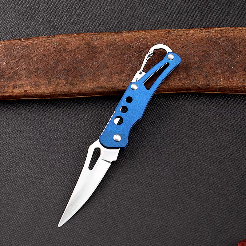 Mini Pocket Folding Knife Outdoor Keychain Portable Paring Self Defense ...