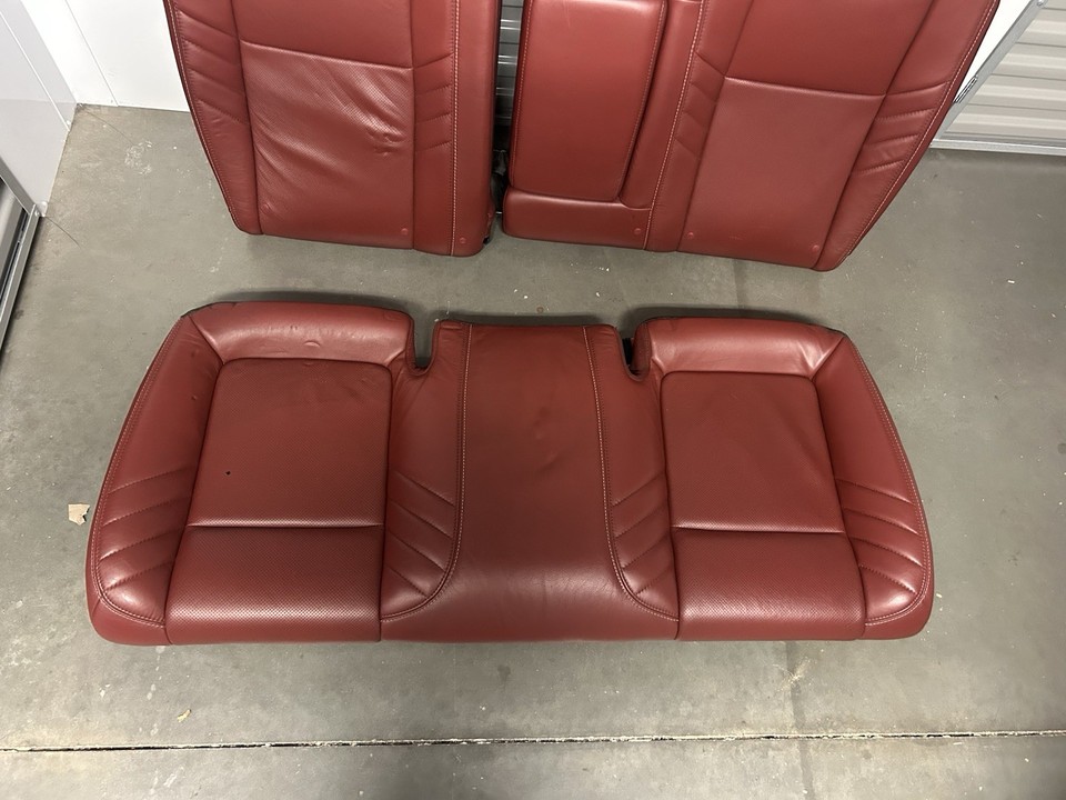 2015–23 Challenger Hellcat Rear Seats Red Laguna Leather OEM SRT | eBay