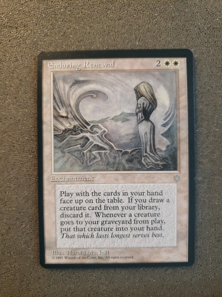 Enduring Renewal Magic MTG Enchantment White Rare (DS3D1PD ...