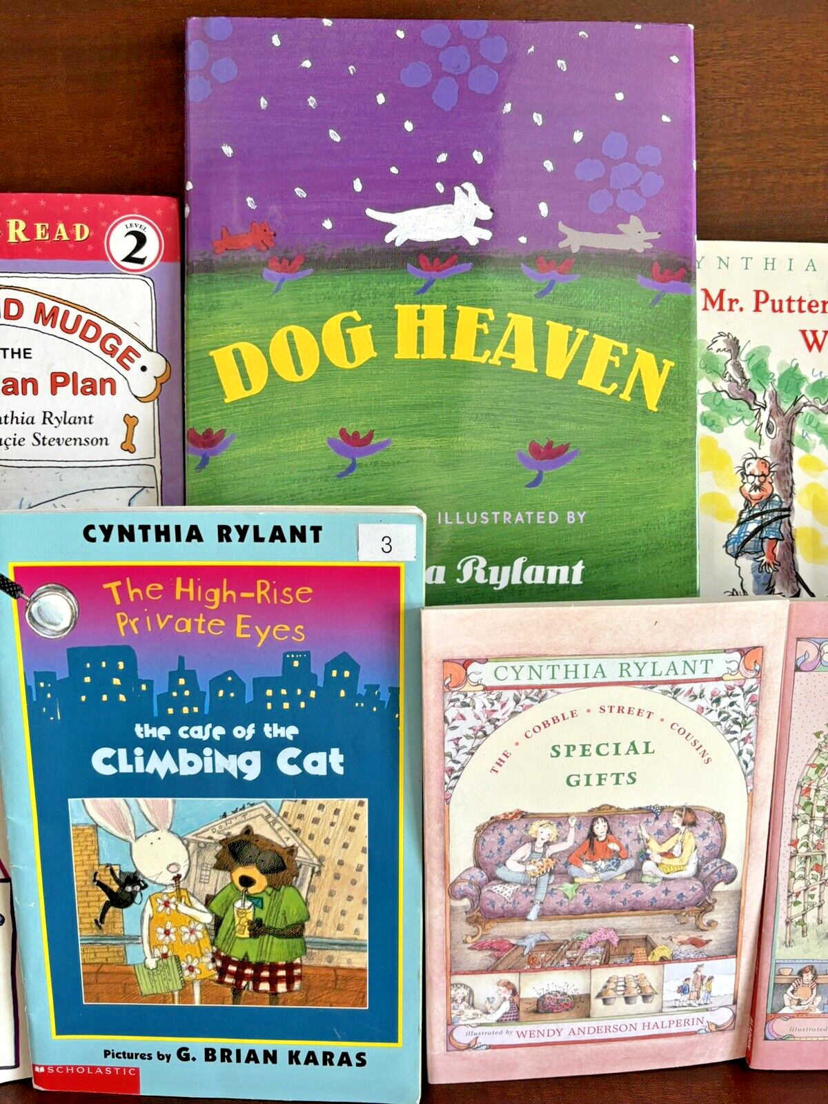Kids Books Lot 12 CYNTHIA RYLANT Cobble Lighthouse Poppleton Dog Heaven ...