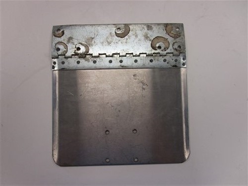 TRIM TAB PLATE WITH HINGE STAINLESS STEEL 10" X 10 3/8" MARINE BOAT | eBay