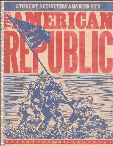 American Republic Student Activities Manual Answer Key by BJU Press ...