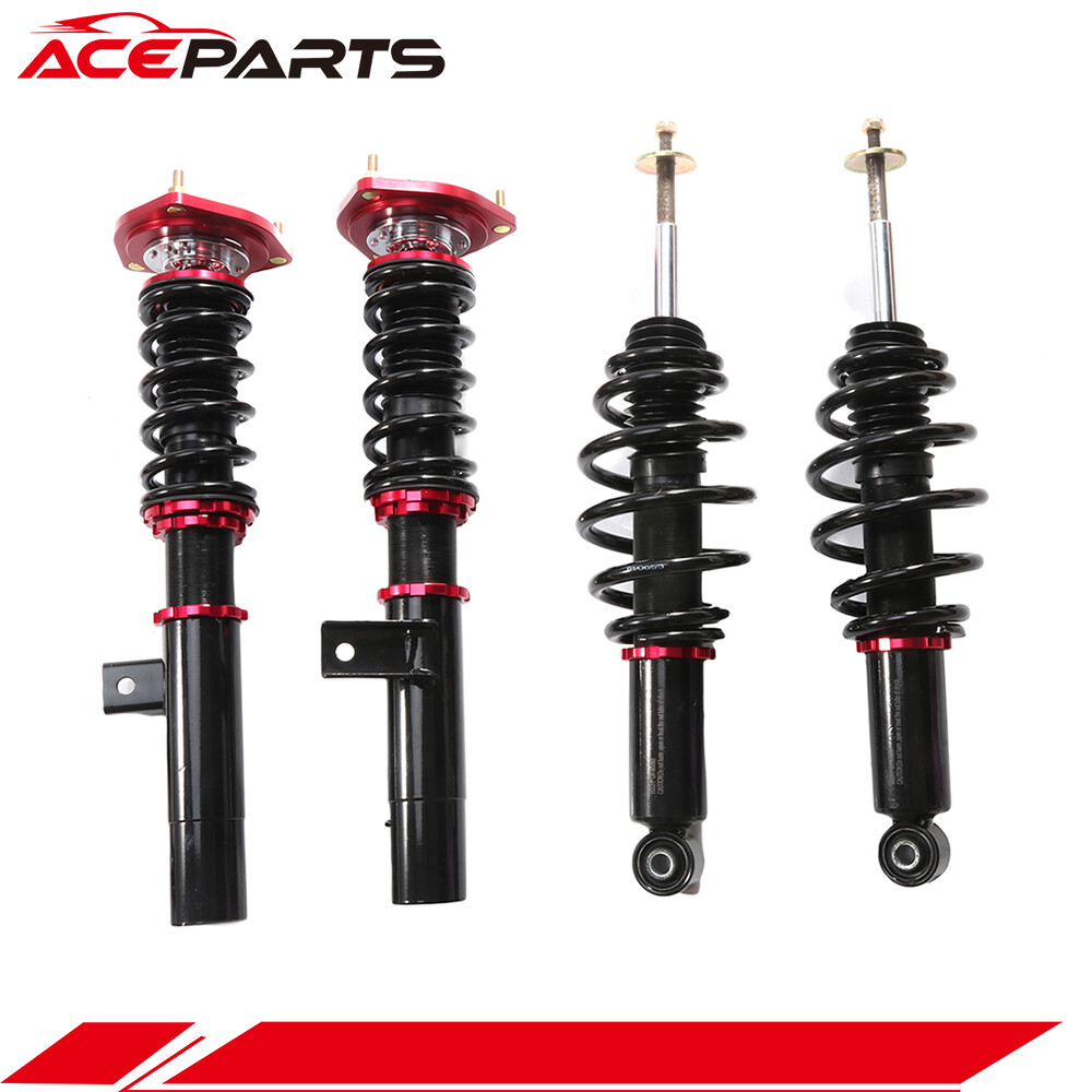 Red Coilovers Shocks Absorber Springs Kits For Golf MK5 06-09 VW GTI ...