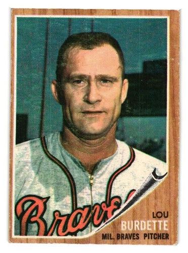 1962 Topps - #380 Lou Burdette | eBay