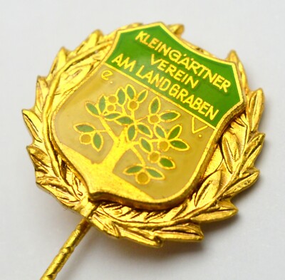 GERMANY ALLOTMENT GARDENING ASSOCIATION AM LANDGRABEN TREE PIN BADGE | eBay