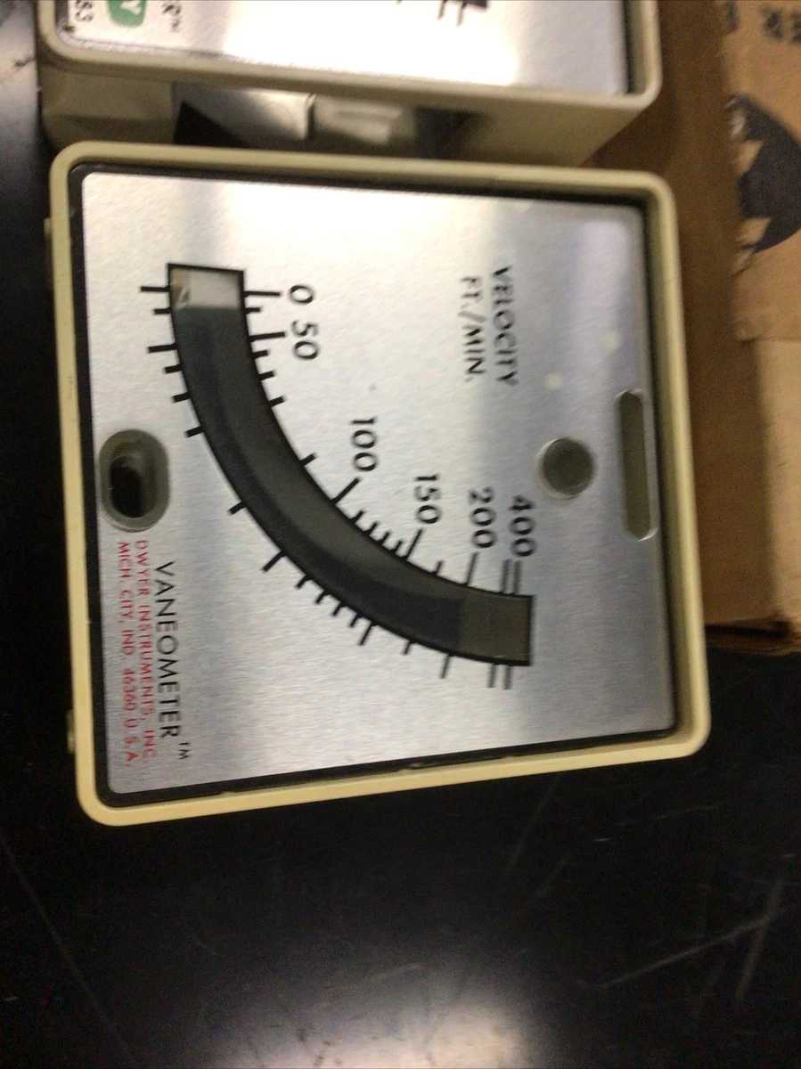 Dwyer 480 Vaneometer Swing Vane Anemometer IMS Supply, 57% OFF