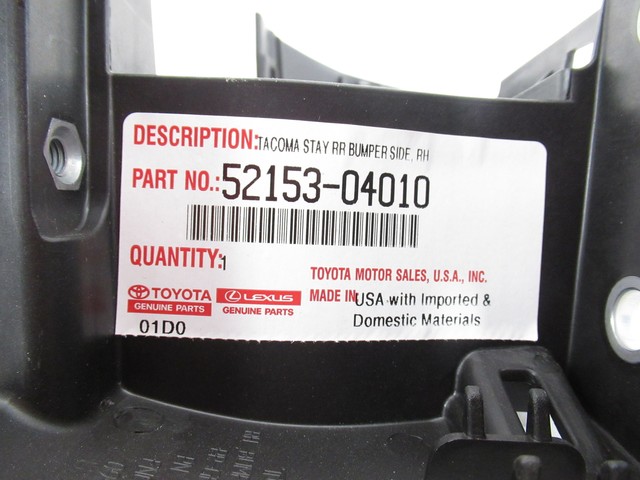 Toyota OEM 2016 Tacoma Rear Bumper-end Support Right 5215304010 for ...