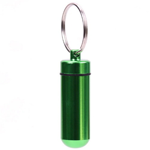Waterproof Aluminum Medication Pill Container Tube Thread Close Bottle ...