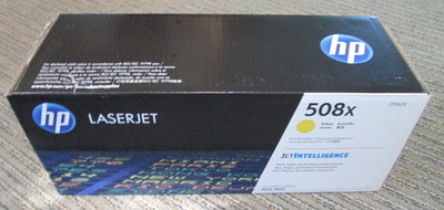 NEW GENUINE HP 508X Yellow Toner Cartridge CF362X Dented Box B | eBay