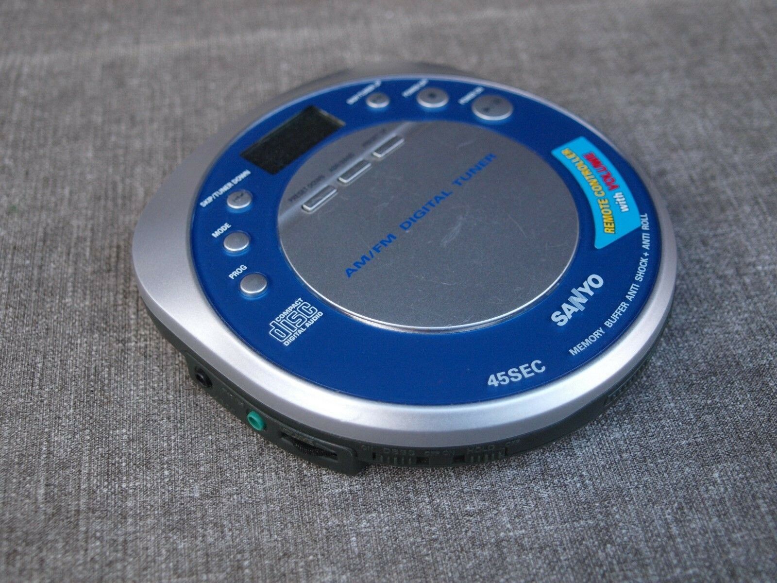 Rare SANYO CDP-T100 Portable AM FM CD Player Digital Anti Shock | eBay