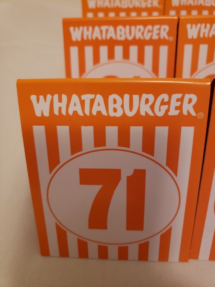 Individual WHATABURGER Restaurant Table Tent Numbers - Modern Glossy | eBay