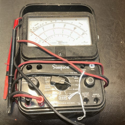 Vintage Simpson 260 Series 7 Volt-Ohm-Milliammeters Case Manual | eBay