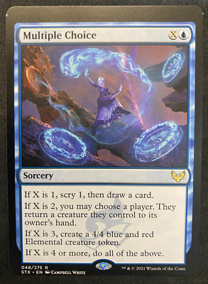 Multiple Choice - MTG - Strixhaven - Miscut Misprint Alignment Dot | eBay