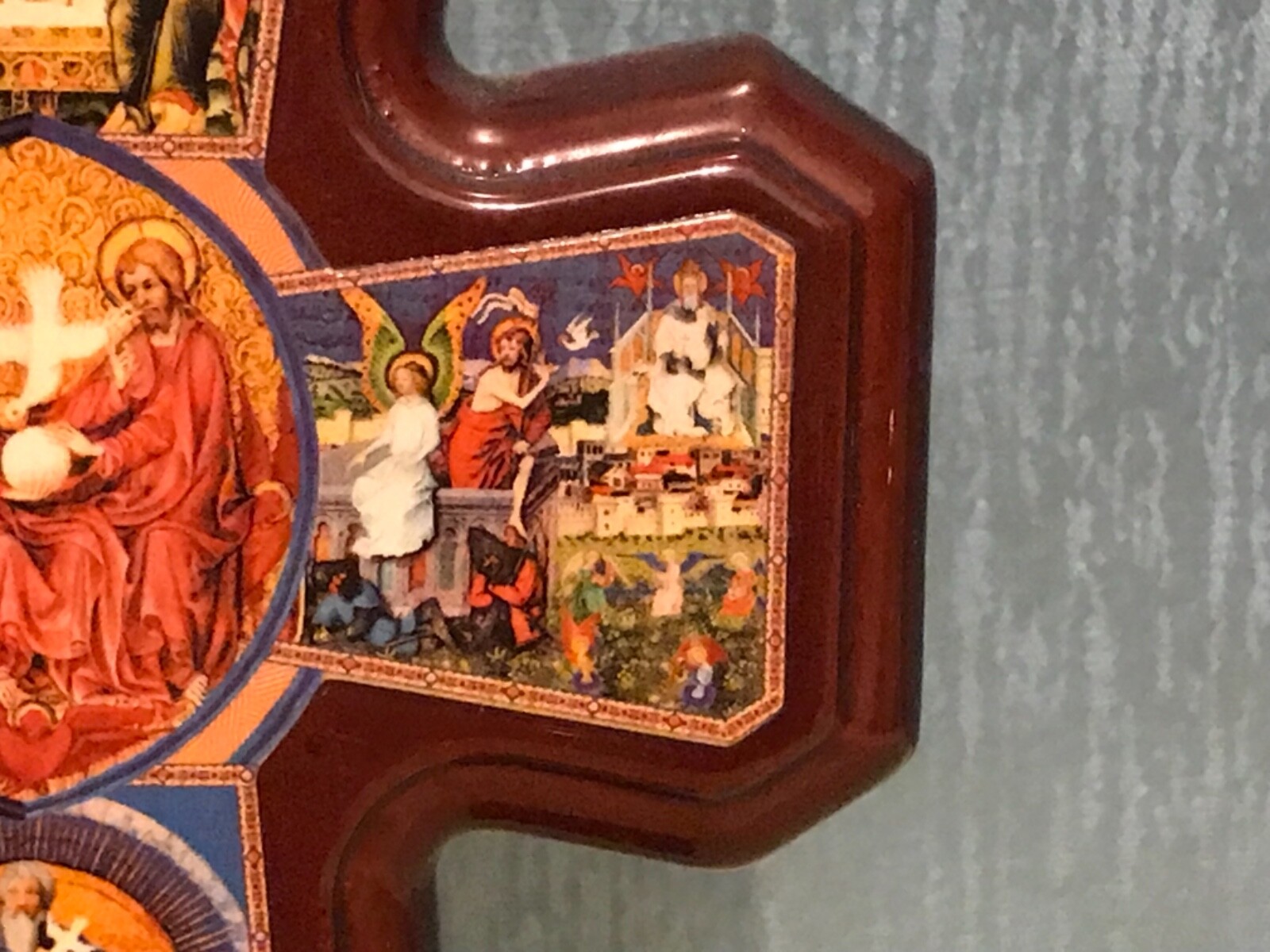 Beautiful Wooden Cross wth Story Ca Croce Tematica Del Giubileo del ...