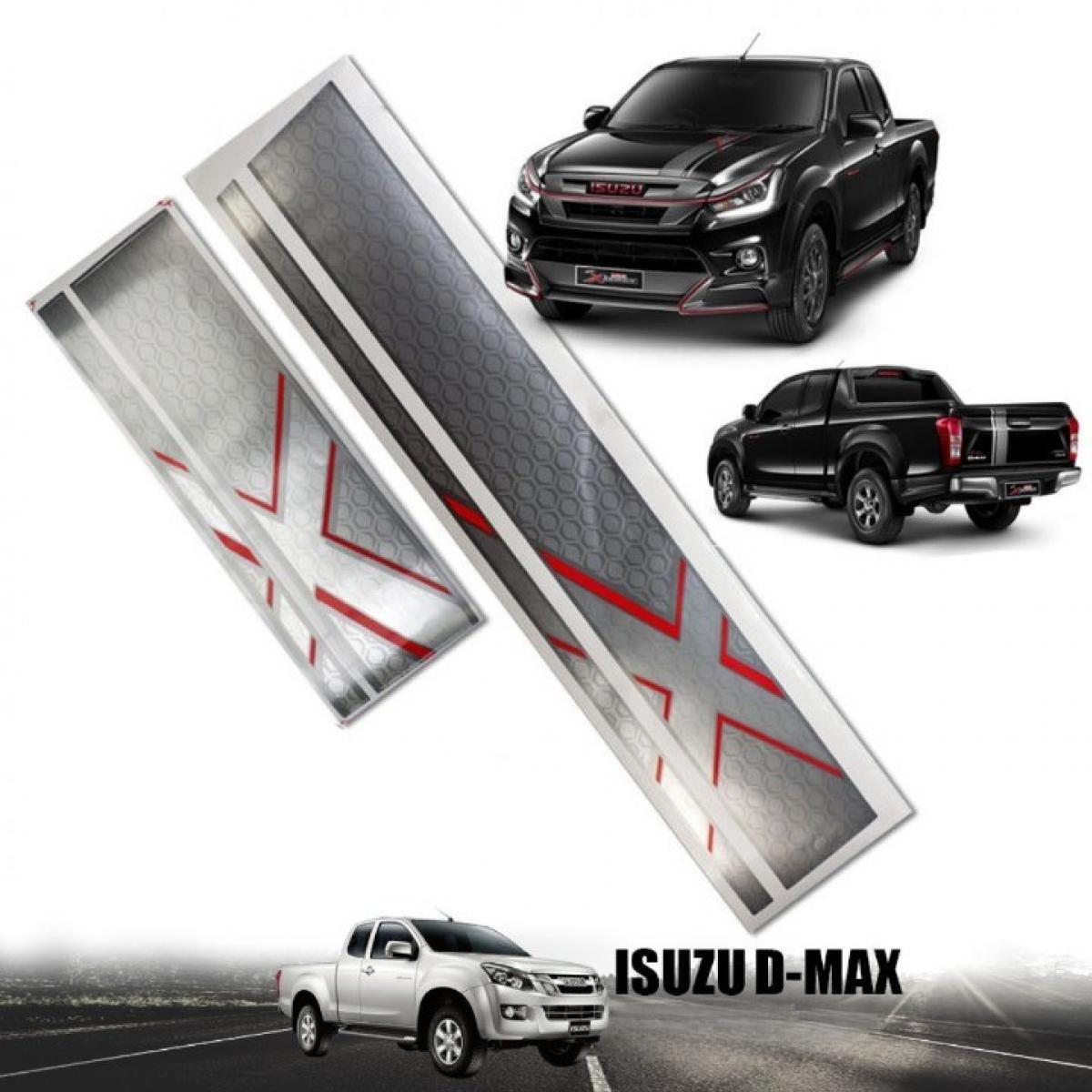 Sticker X-Series Front Rear Hood Tailgate Silver For Isuzu D-Max Pickup ...