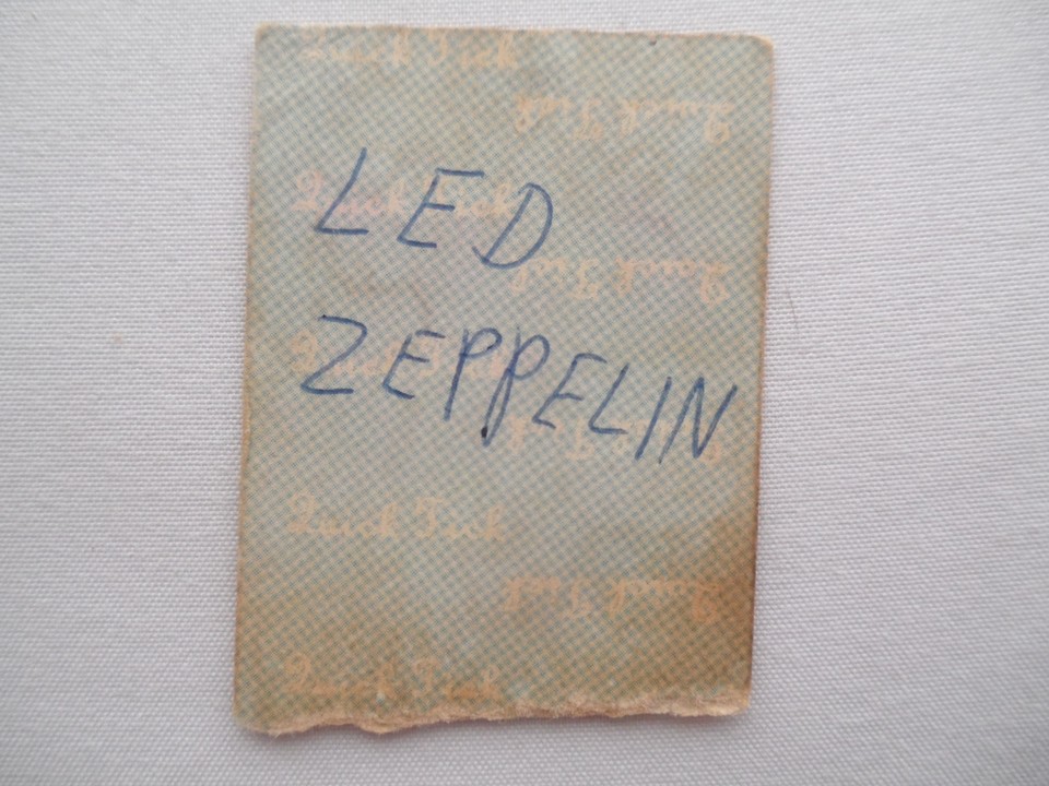LED ZEPPELIN 1971 Original CONCERT TICKET STUB___Miami, FL | eBay